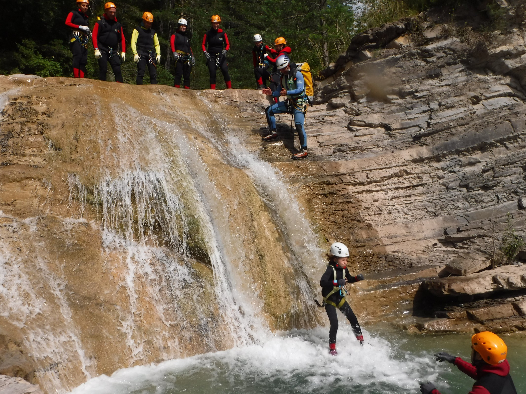 Barranquismo para familias con NIÑOS. :: PirineoSur : Guías de Alta ...